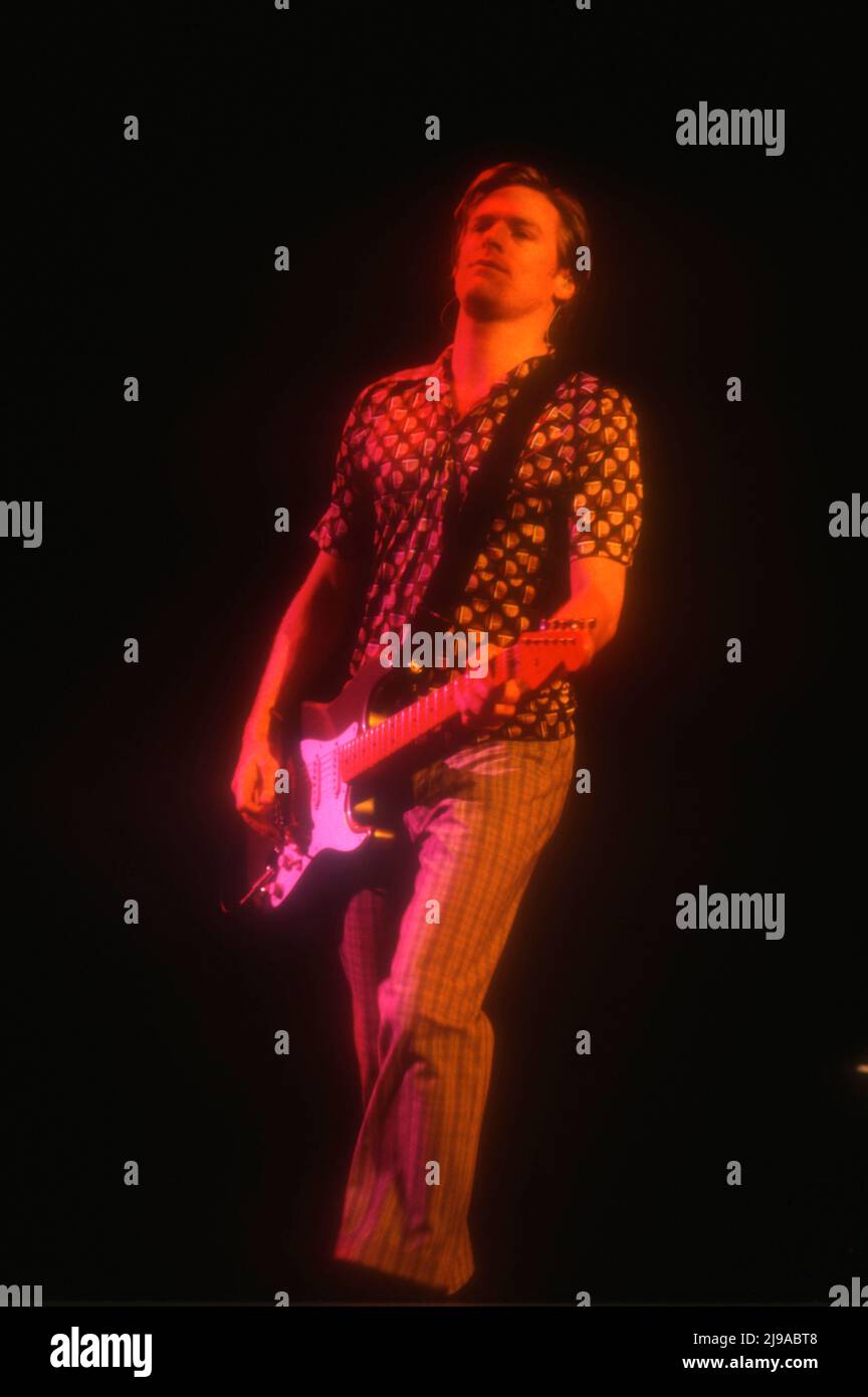 Boston, Massachusetts, USA 1st June 1996 Singer Bryan Adams performs in ...