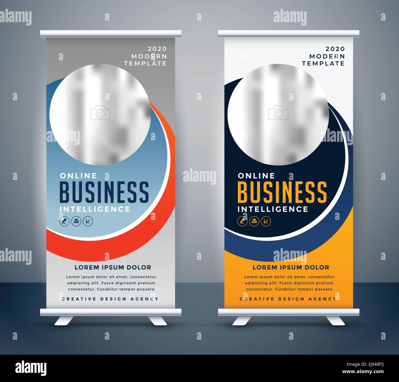 Conference stand banner Stock Vector Images - Alamy