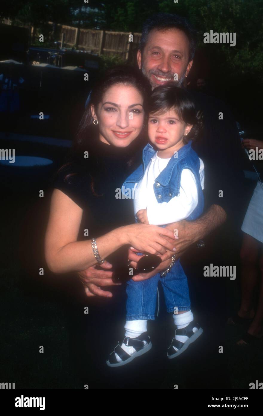 Boston, Massachusetts, USA 1st June 1996 Singer Gloria Estefan, husband ...