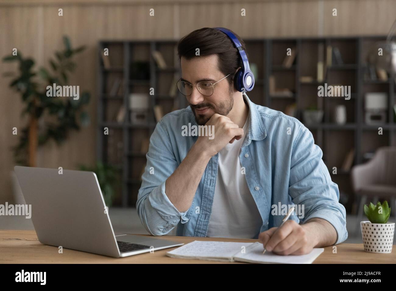Male watching online video app hi-res stock photography and images - Alamy