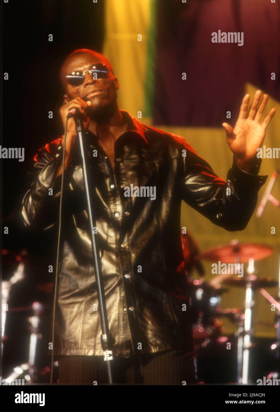 Boston, Massachusetts, USA 1st June 1996 Singer Seal performs in ...