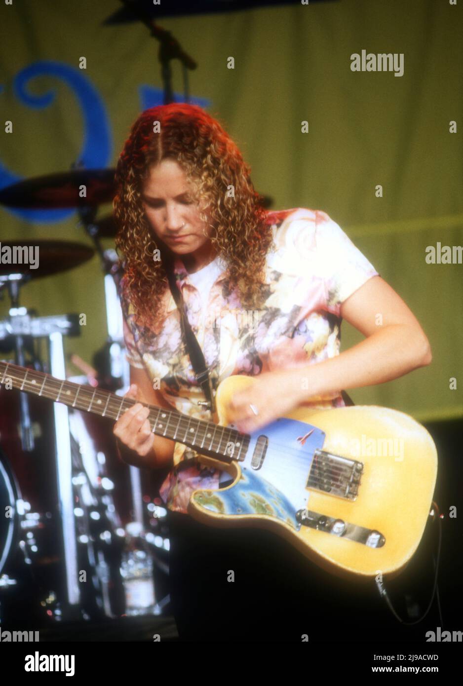 Boston, Massachusetts, USA 1st June 1996 Singer Joan Osborne performs ...