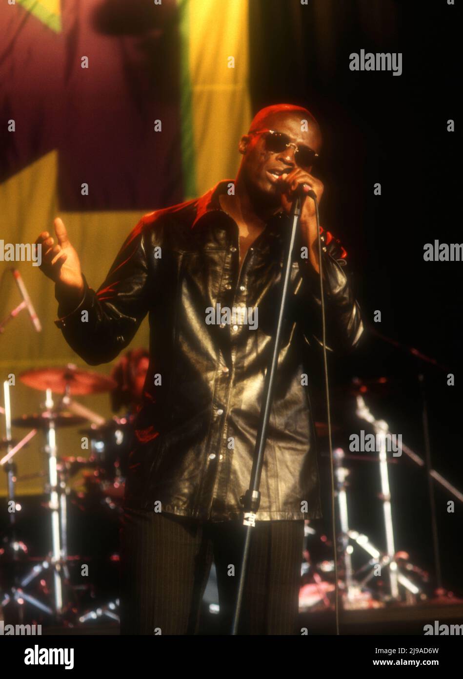Boston, Massachusetts, USA 1st June 1996 Singer Seal performs in ...