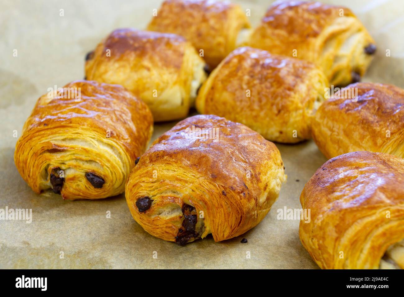 Pain aux chocolates hi-res stock photography and images - Alamy
