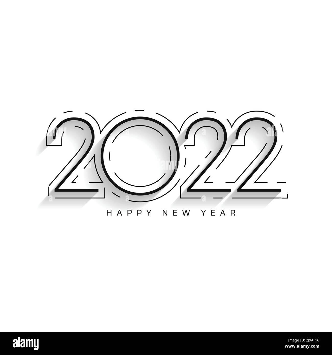 Simple invitation card 2022 Cut Out Stock Images & Pictures - Alamy