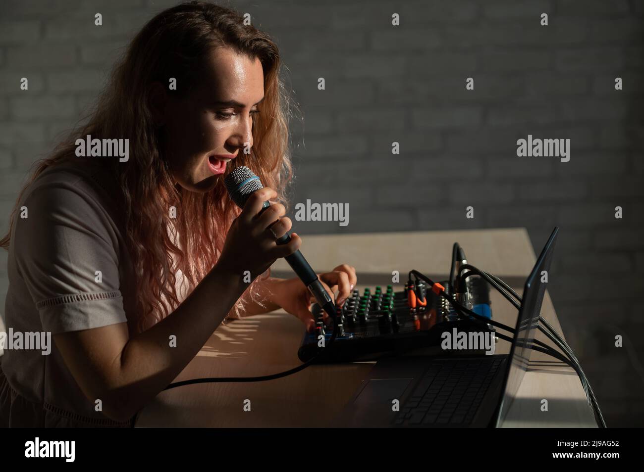 Computer table with camera and speaker hi-res stock photography and ...