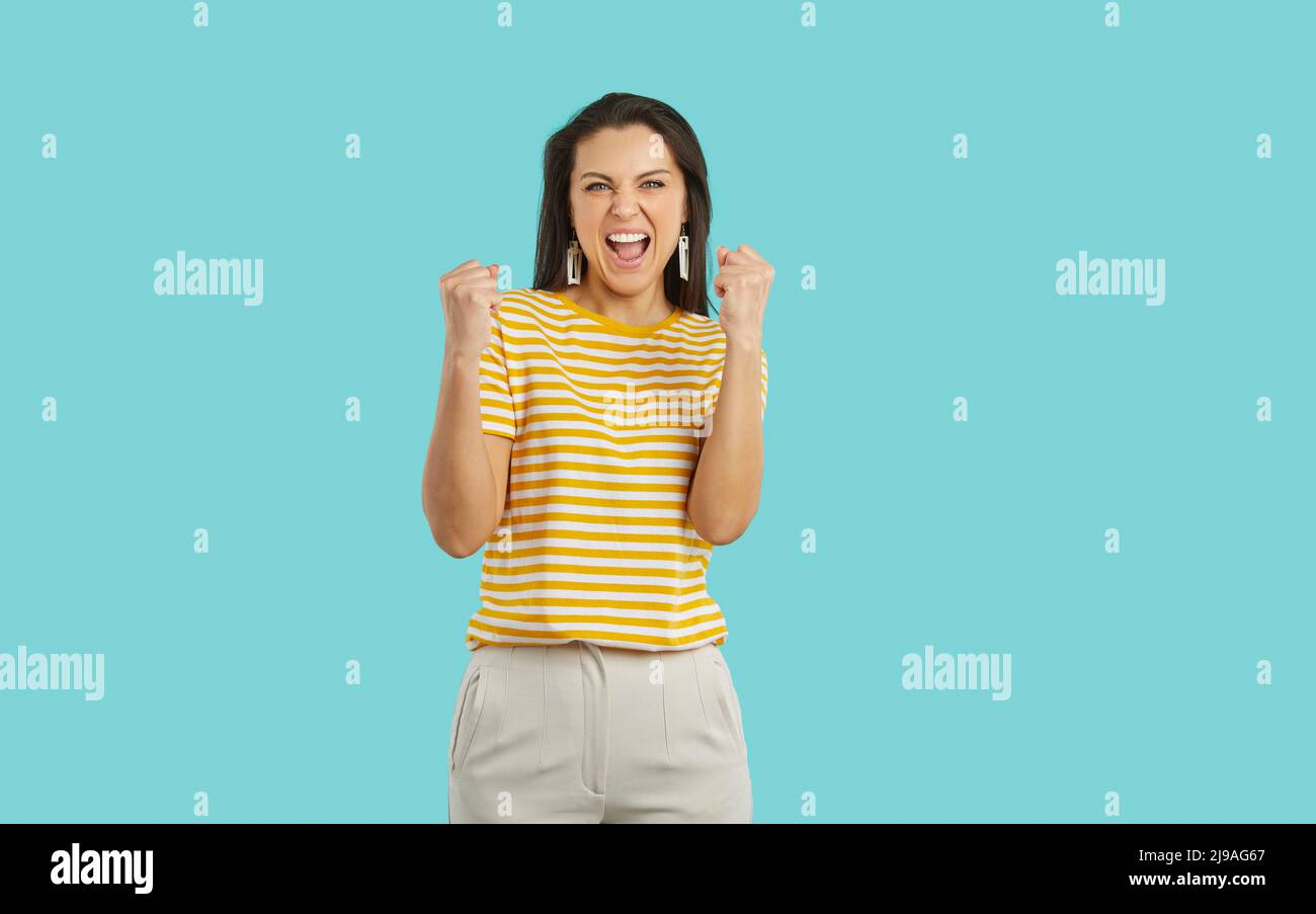 Success ecstatic hi-res stock photography and images - Alamy