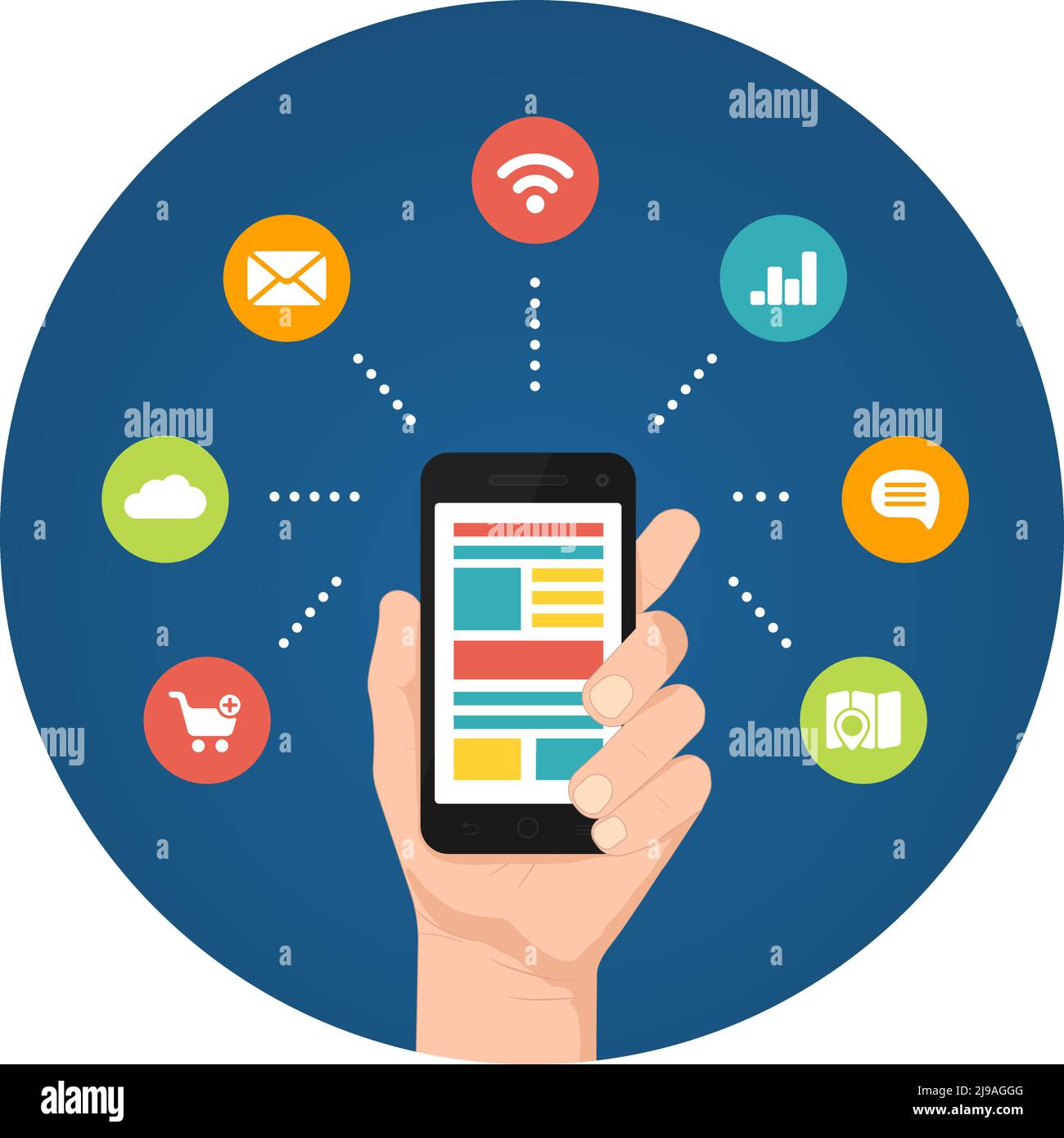 Real time map Stock Vector Images - Alamy