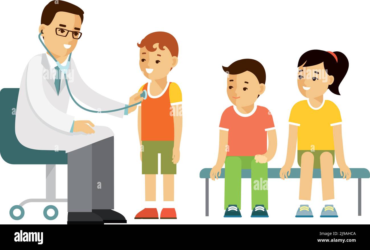 Doing checkup Stock Vector Images - Alamy