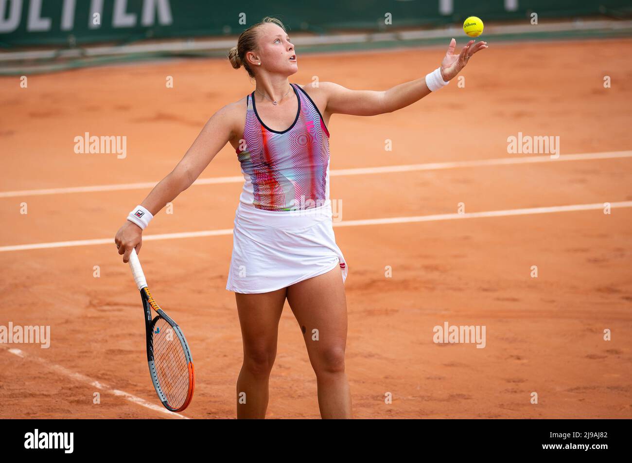 Joanne Zuger of Switzerland in action during the final qualifications ...