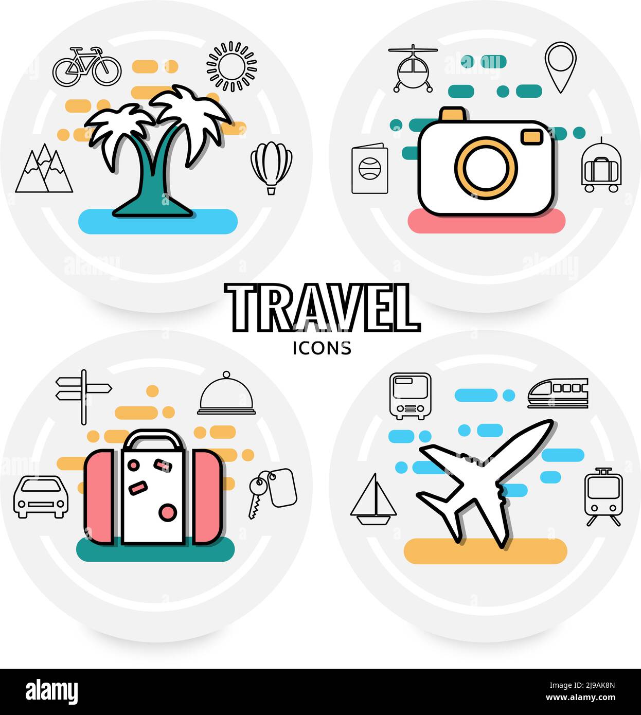 Map pin camera Stock Vector Images - Alamy
