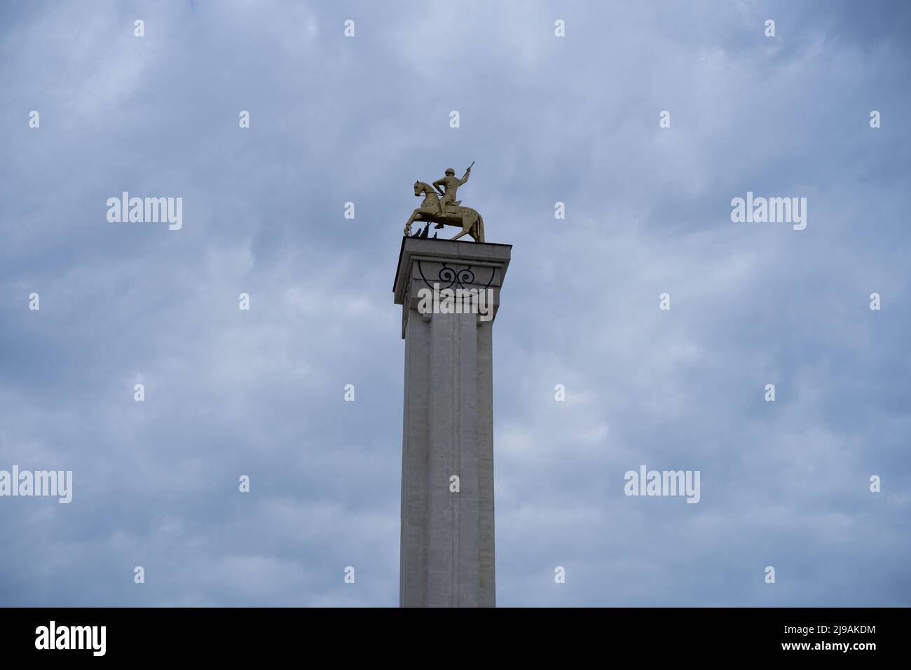 Sevastopol, Crimea-June 17, 2021: The central stele in Victory Park ...