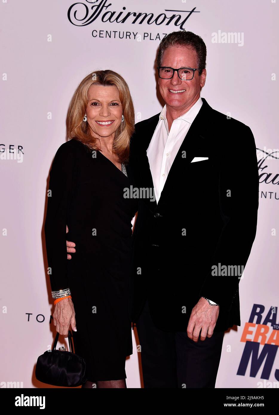 LOS ANGELES, CA - MAY 20: (L-R) Vanna White and George Santo Pietro ...
