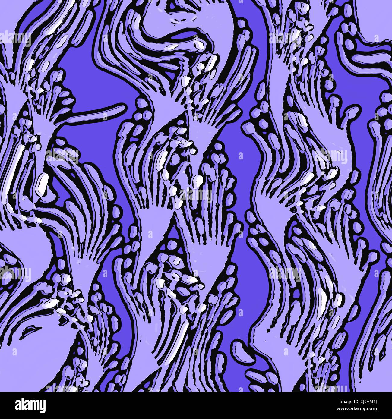 Purple camo swirl very peri color of the year seamless pattern texture ...