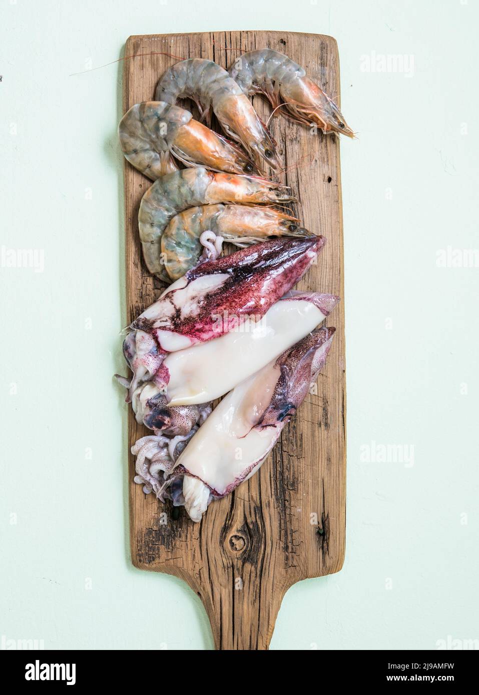 Mixed Seafood Contain octopus, prawns, Calamari Squids. Seafood and ...