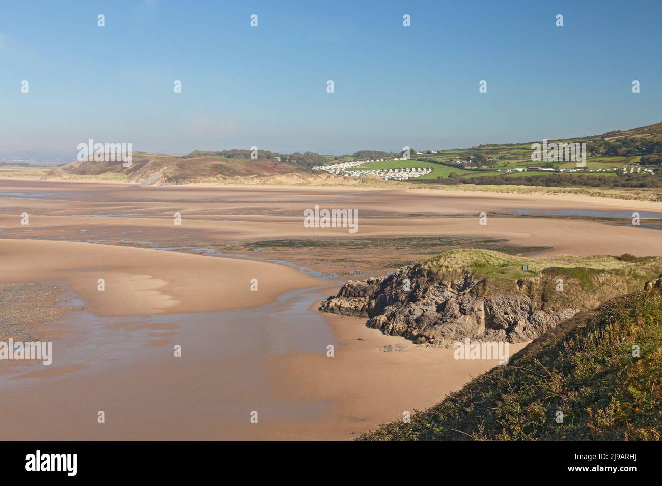 Broughton Bay, Gower Peninsula, Swansea, South Wales, UK Stock Photo ...