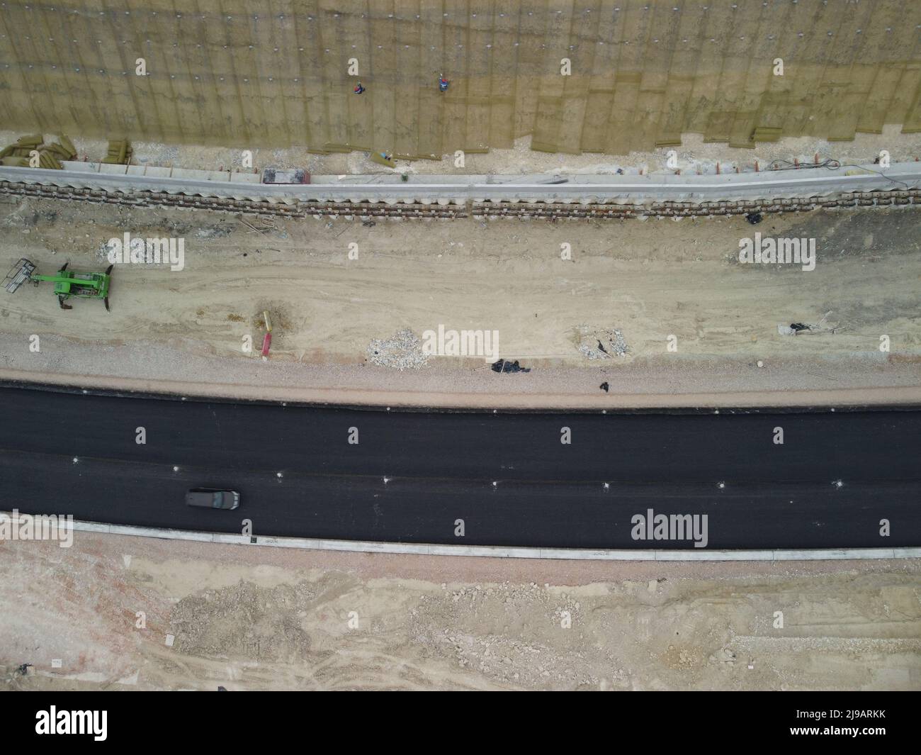 Aerial flight over stony desert hi-res stock photography and images - Alamy