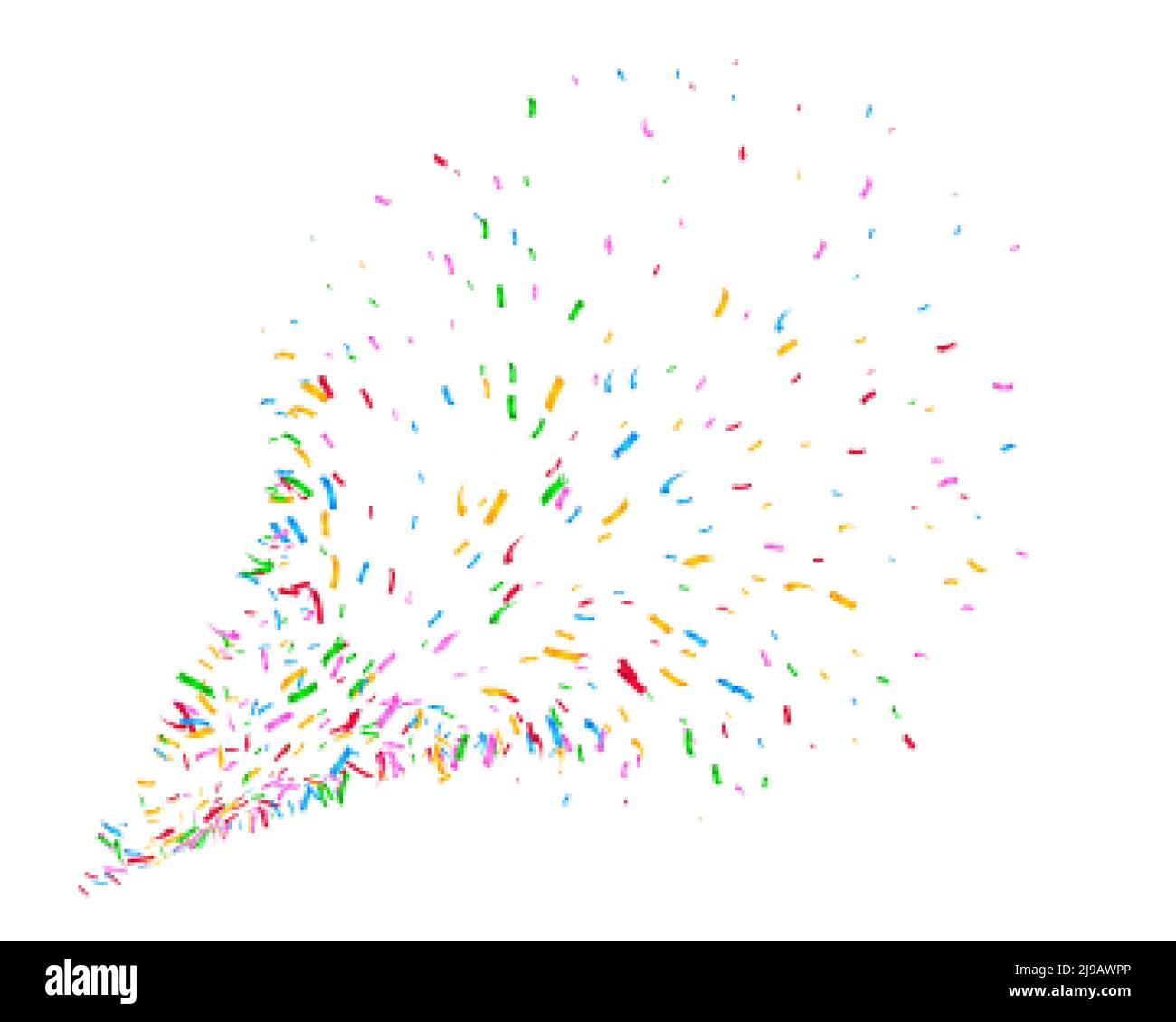 Confetti explosion Cut Out Stock Images & Pictures - Alamy