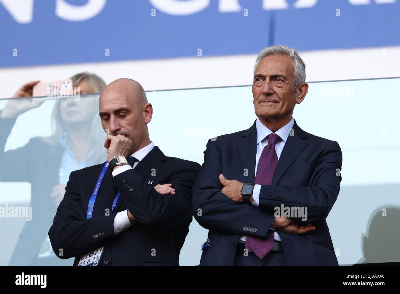 Allianz Stadium, Turin, Italy, May 21, 2022, Gabriele Gravina during ...