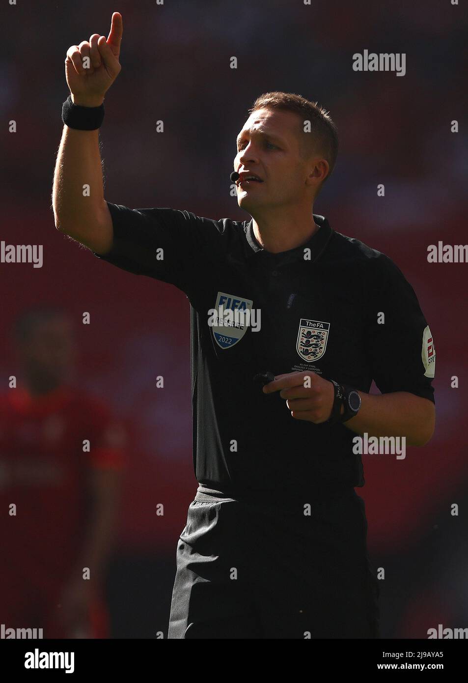 Referee, Craig Pawson - Chelsea v Liverpool, The Emirates FA Cup Final ...
