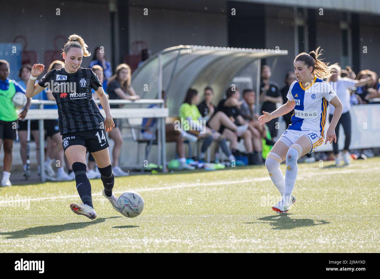 May 21, 2022, Niederhasli, GC Campus, semi-final: GC women's football ...
