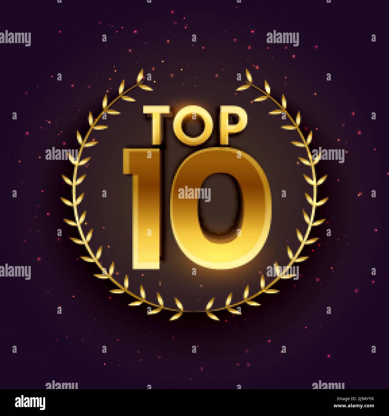 Top 10 rank Stock Vector Images - Alamy
