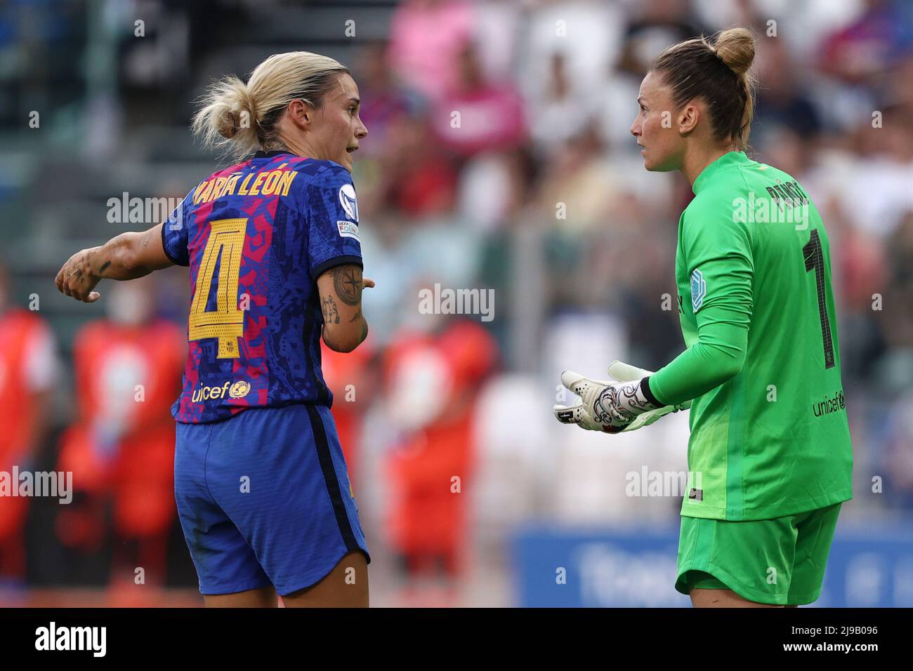 Allianz Stadium, Turin, Italy, May 21, 2022, Maria Pilar Leon (FC ...