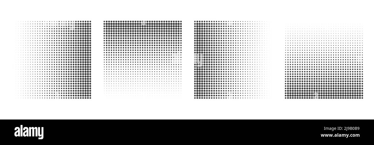 Abstract grunge halftone square shapes background design vector Stock ...
