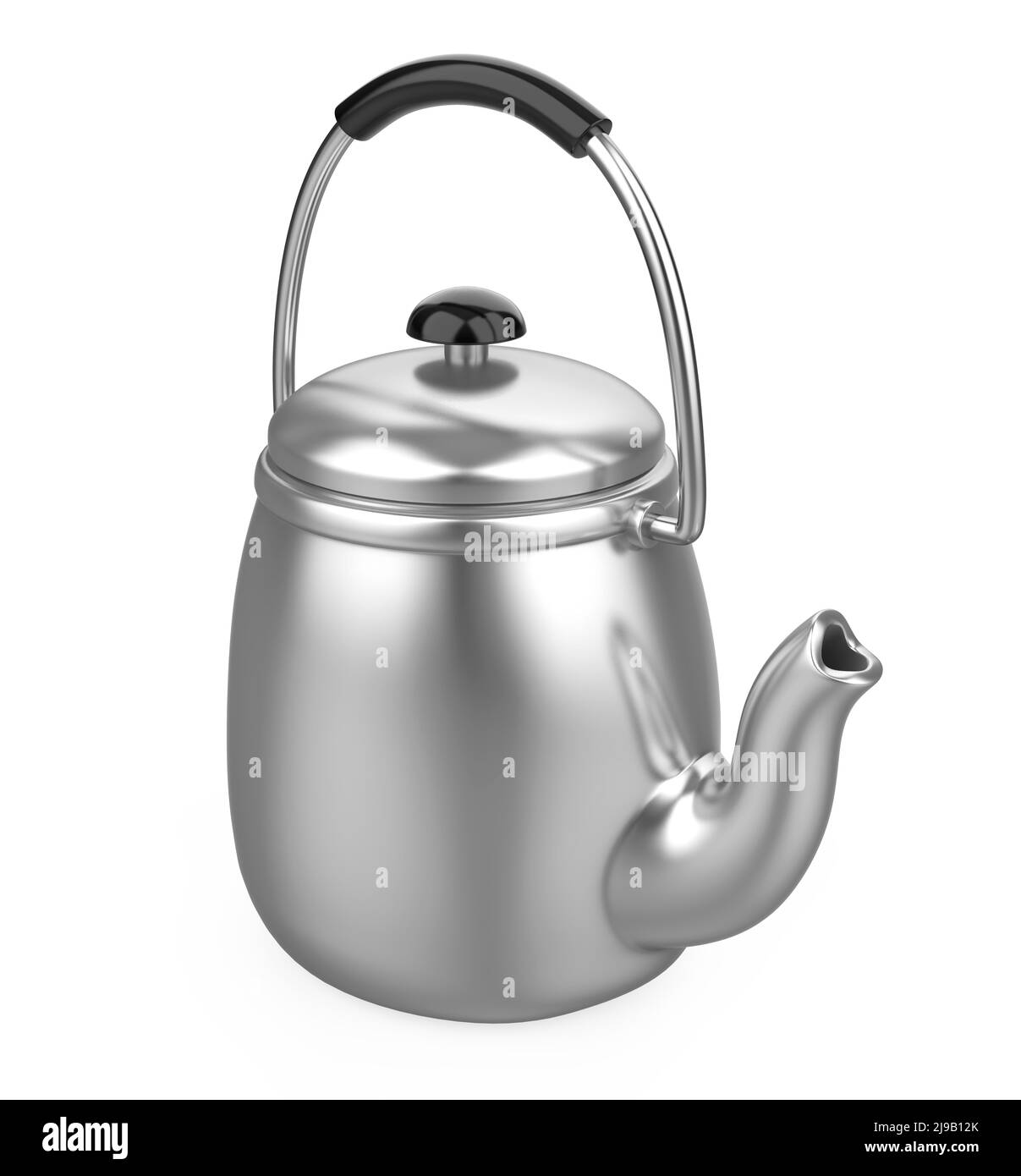 Kettle boil illustration Black and White Stock Photos & Images - Alamy