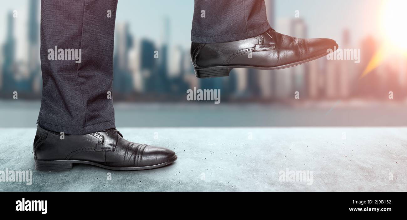 Motivation and challenging. Steps Forward into Success. Low Section of ...