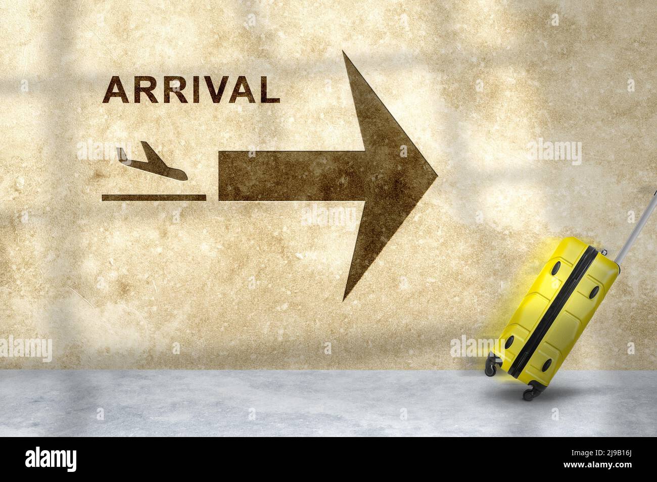 Plane arrival icon hi-res stock photography and images - Alamy