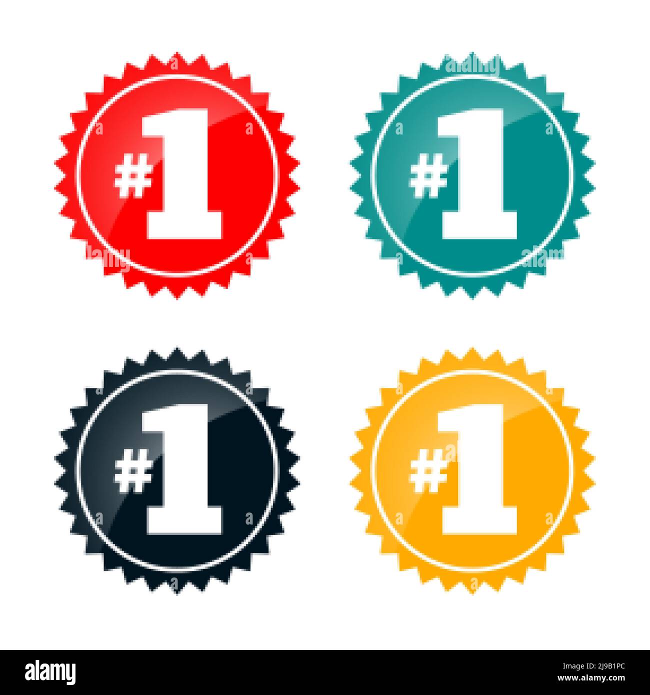 Achievement badges Cut Out Stock Images & Pictures - Alamy