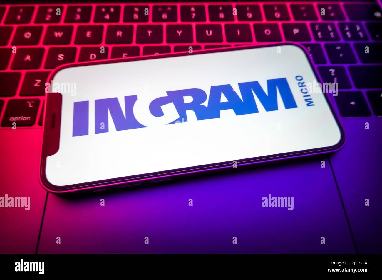 In this photo illustration, an American Graham McGraw logo is displayed ...