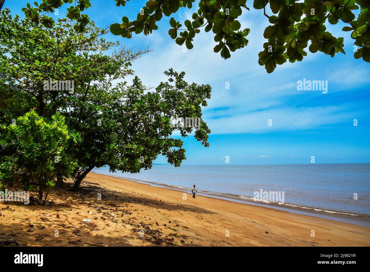 Littoral, Cameroon. 20th Apr, 2022. Yoyo Beach is seen at the Douala ...