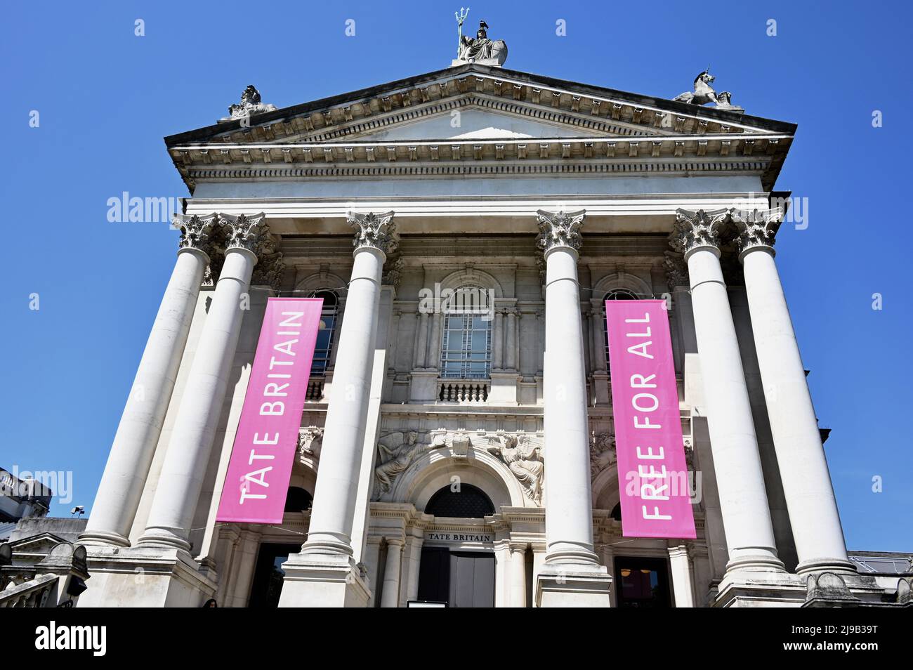 Tate Britain, Millbank, Westminster, London, UK Stock Photo - Alamy