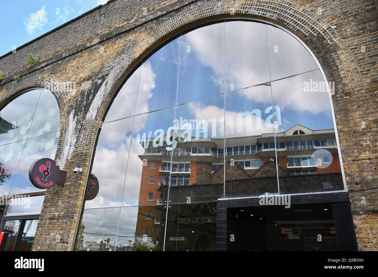 Wagamama, Japanese Restaurant, Bankside, London. UK Stock Photo - Alamy