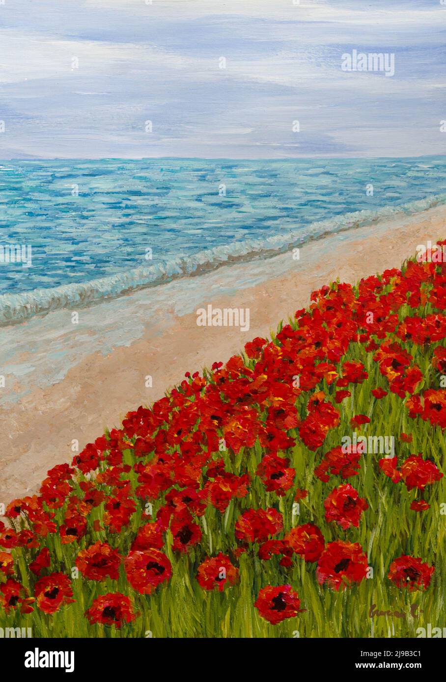At the seaside Stock Photo - Alamy