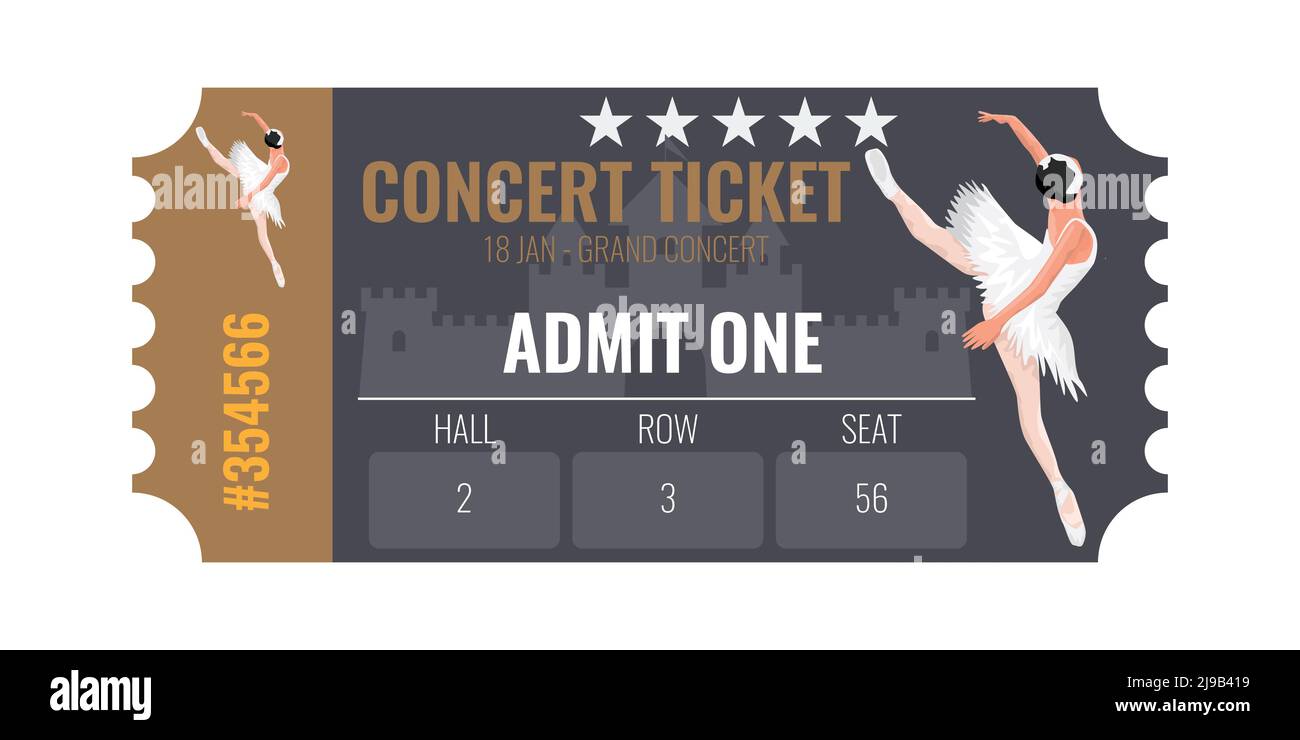 One Direction Concert Ticket Template
