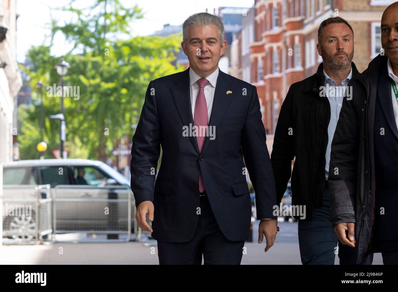 UK Secretary of State for Northern Ireland Brandon Kenneth Lewis CBE MP ...