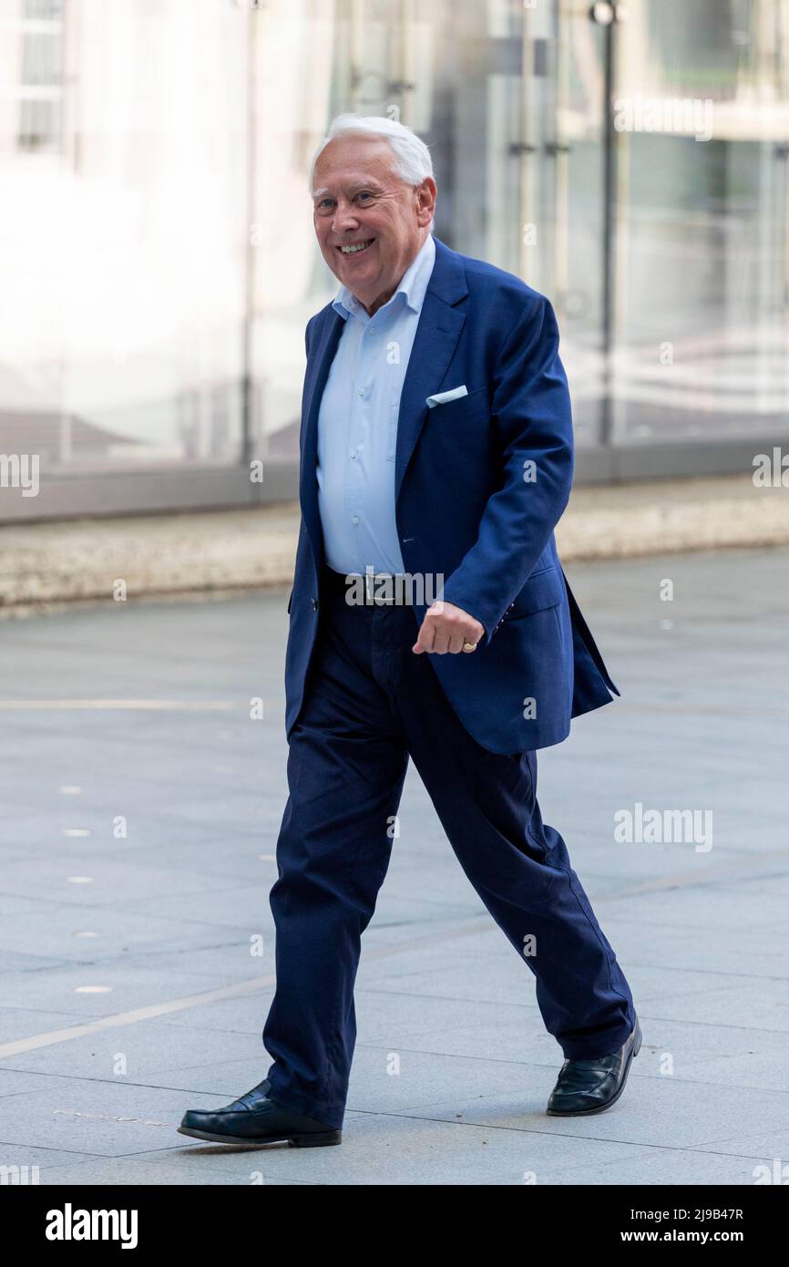 Sir Robert Neill arrives at BBC ahead of BBC Sunday with Sophie Raworth ...