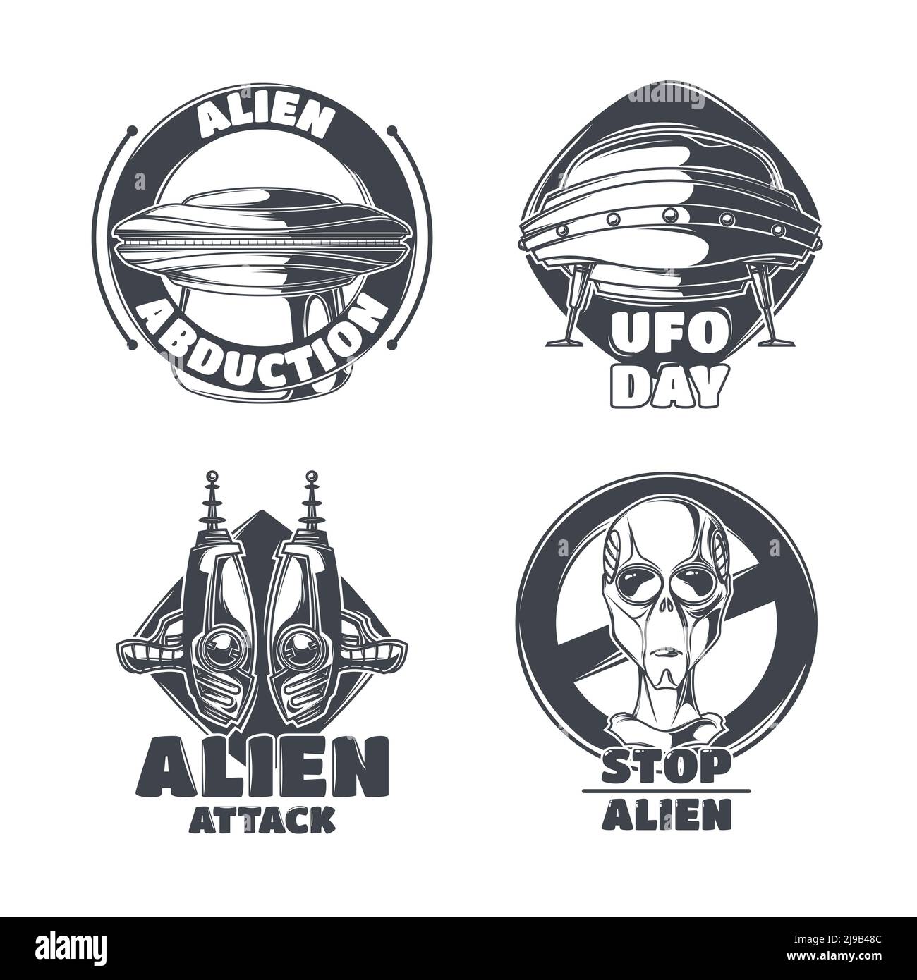 Ufo vintage Cut Out Stock Images & Pictures - Alamy