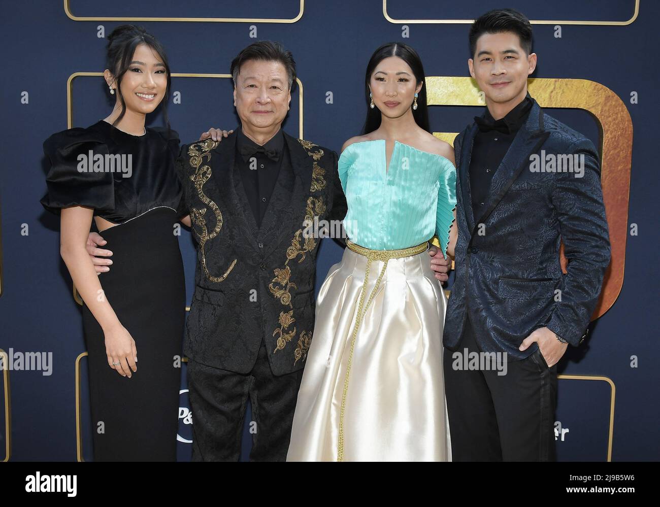 (L-R) KUNG FU Cast - Olivia Liang, Tzi Ma, Shannon Dang and Eddie Liu ...