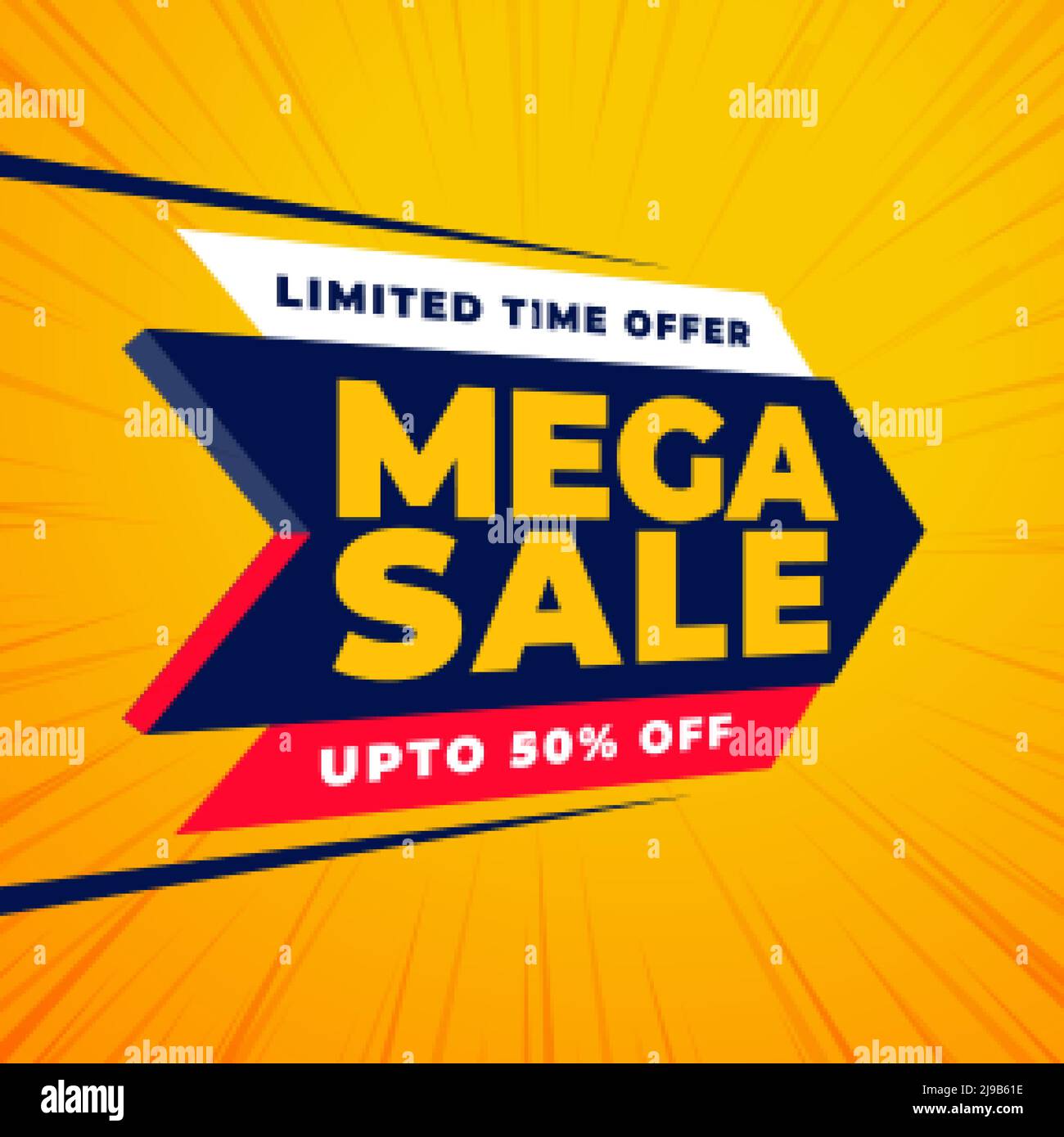 Promo banner design Stock Vector Images - Alamy