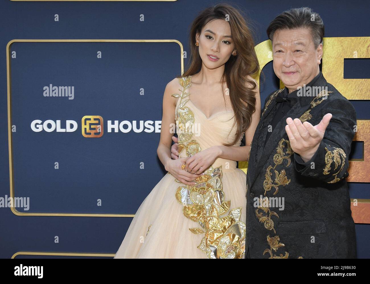 (L-R) Vanessa Yao and Tzi Ma at the GOLD HOUSE's 1st Annual GOLD GALA held at Vibiana in Los ...