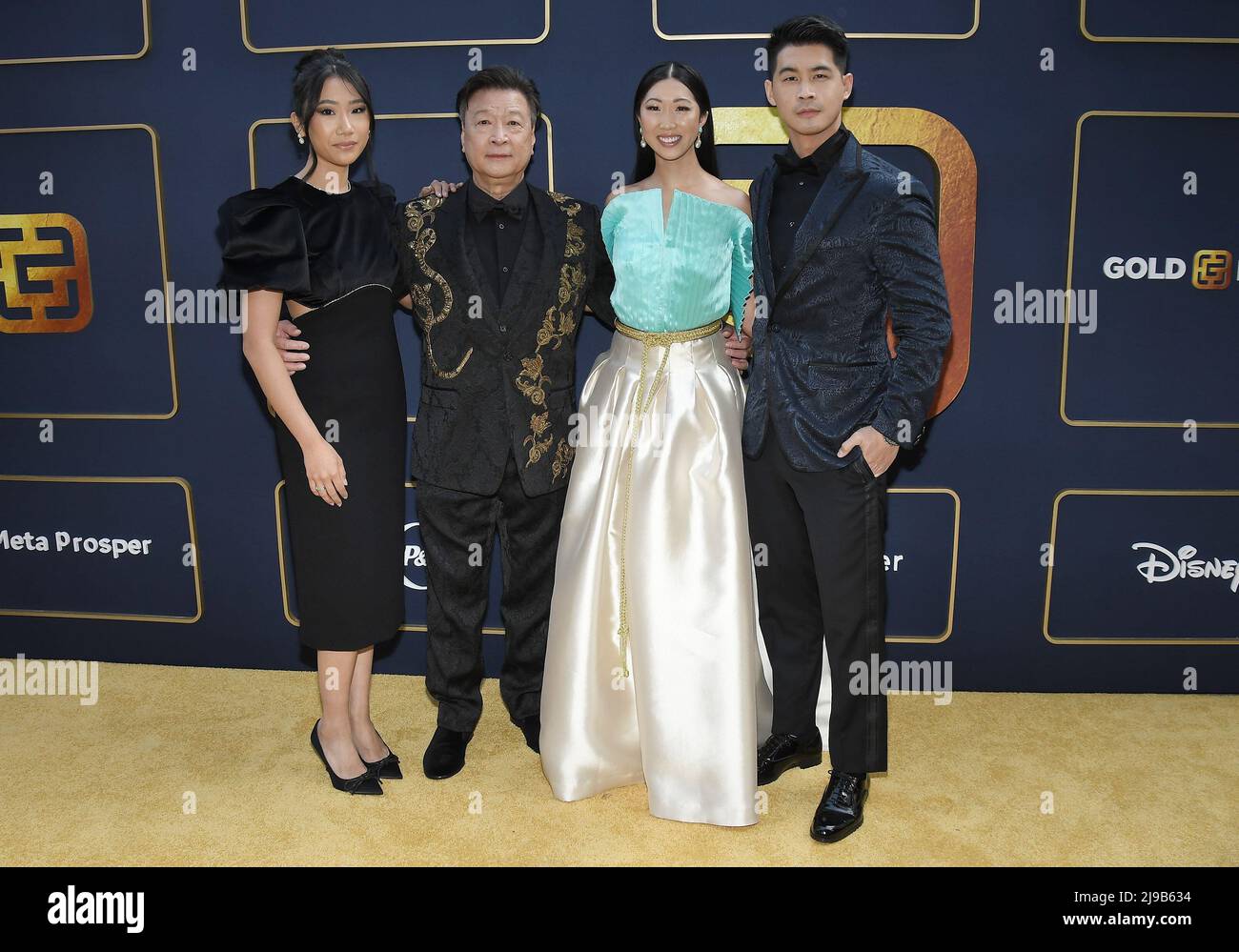 (L-R) KUNG FU Cast - Olivia Liang, Tzi Ma, Shannon Dang and Eddie Liu ...