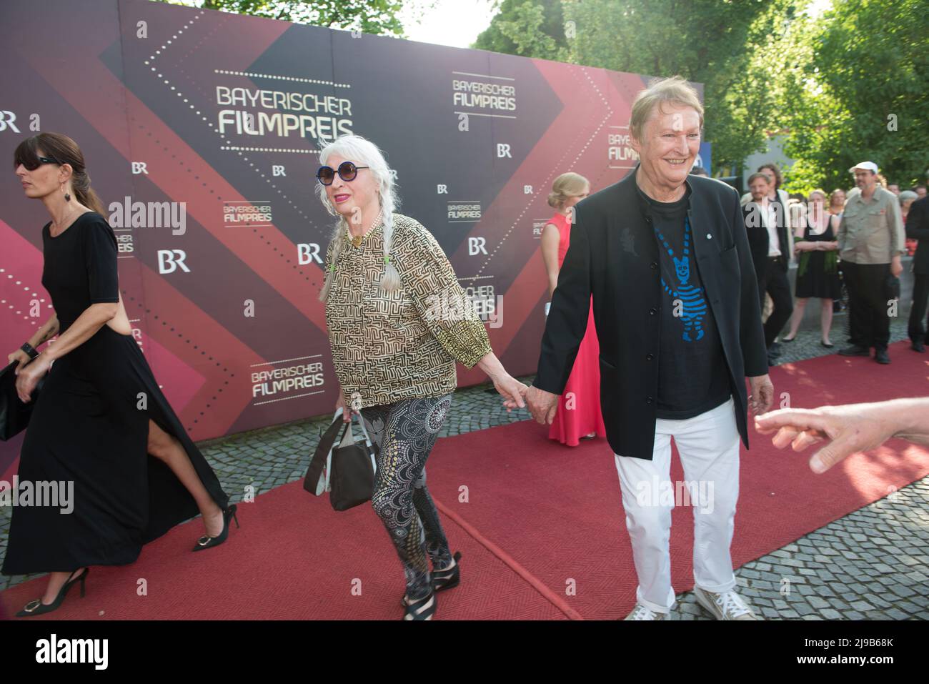 Munich, Germany, 20th May 2022, Hans Jürgen Buchner (Haindling), Ulrike ...