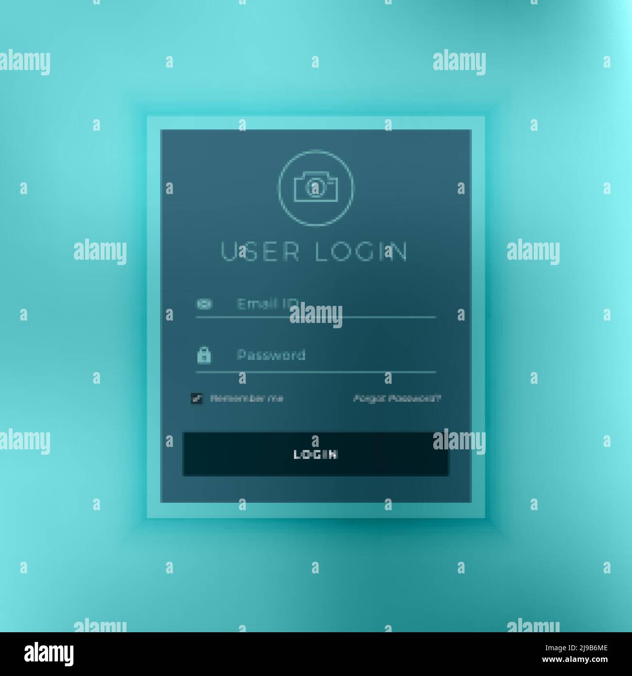 Modern login Stock Vector Images - Alamy