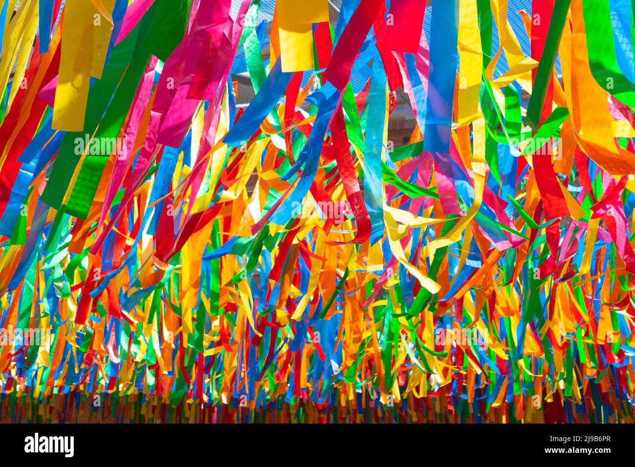 multi-colored textile ribbons background Stock Photo - Alamy