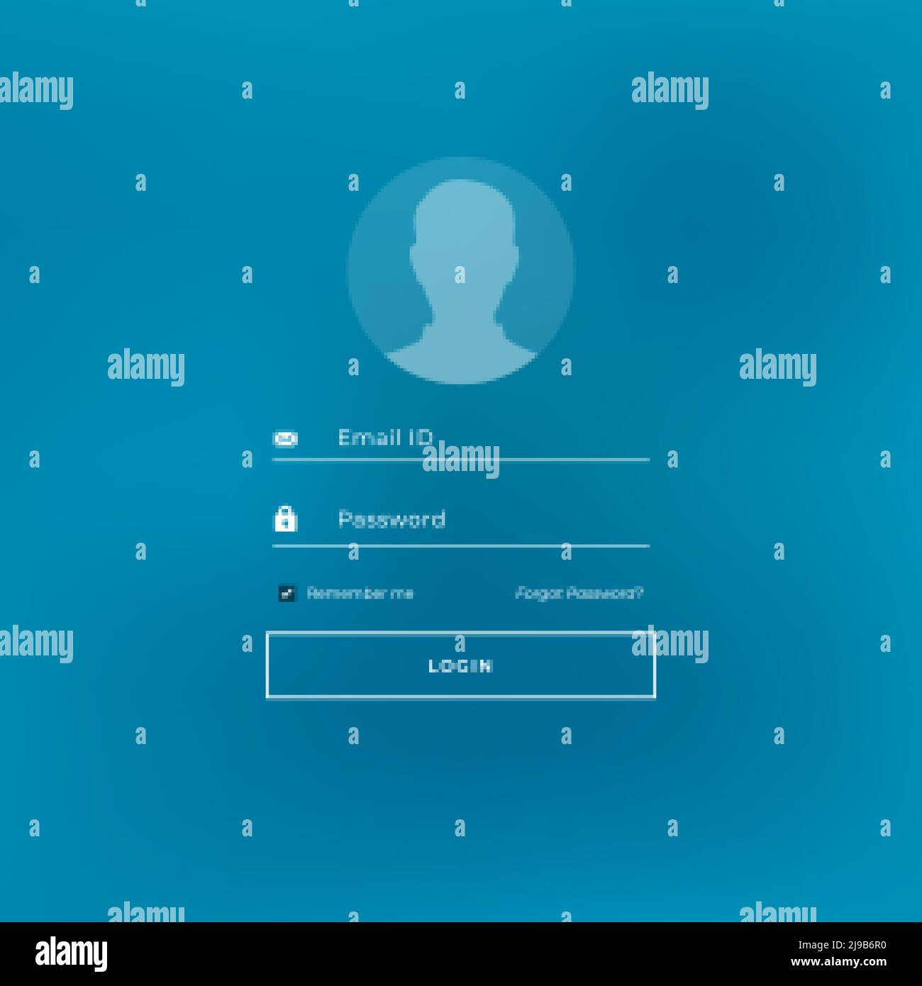Username password box Stock Vector Images - Alamy