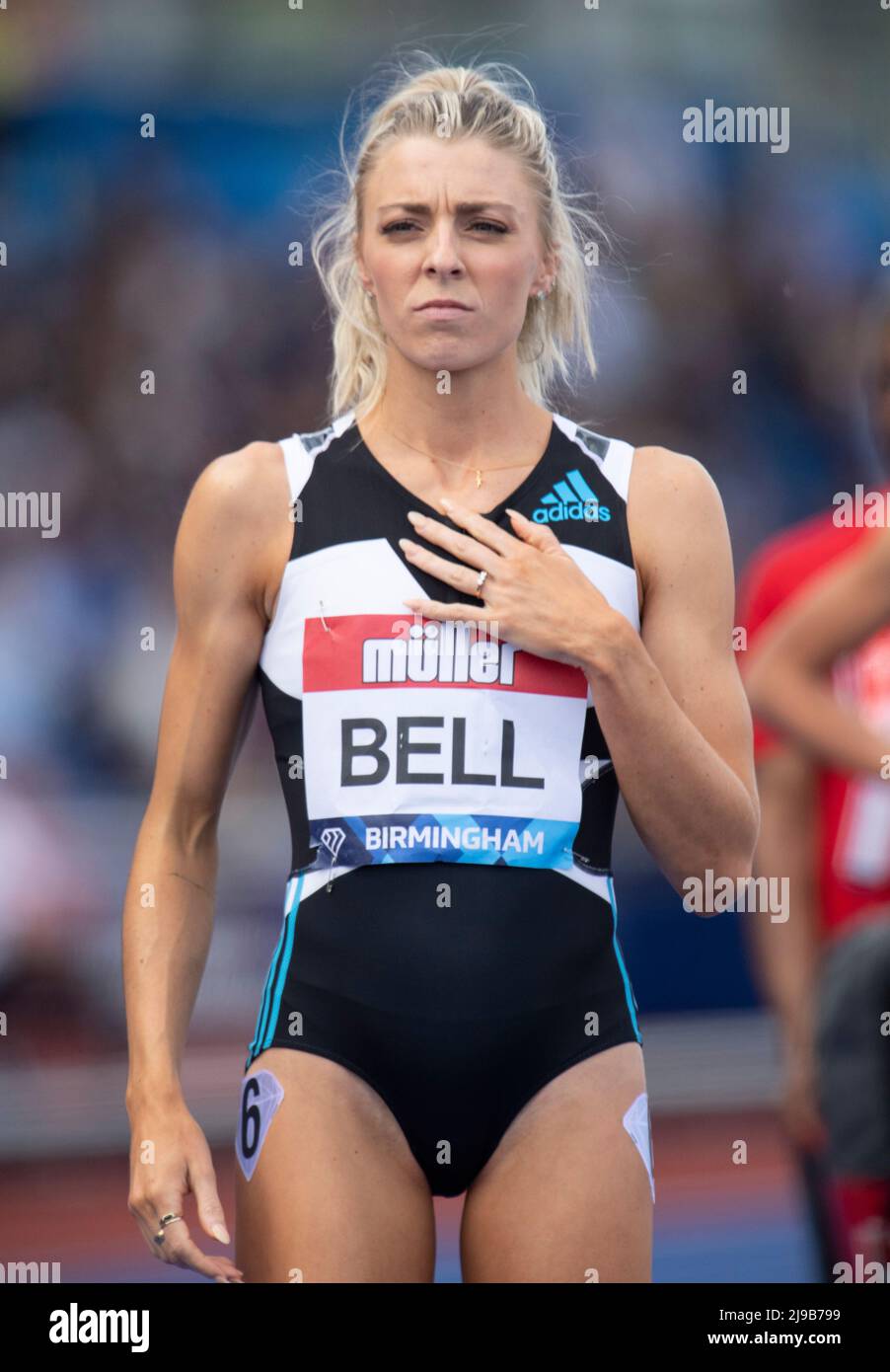 Birmingham, UK. 21st May, 2022. Alexandra Bell competing in the women's ...